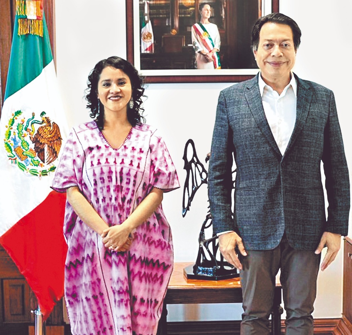 Relevo en la SEP: Nadia López, una pedagoga indígena, sustituye a Marx ...