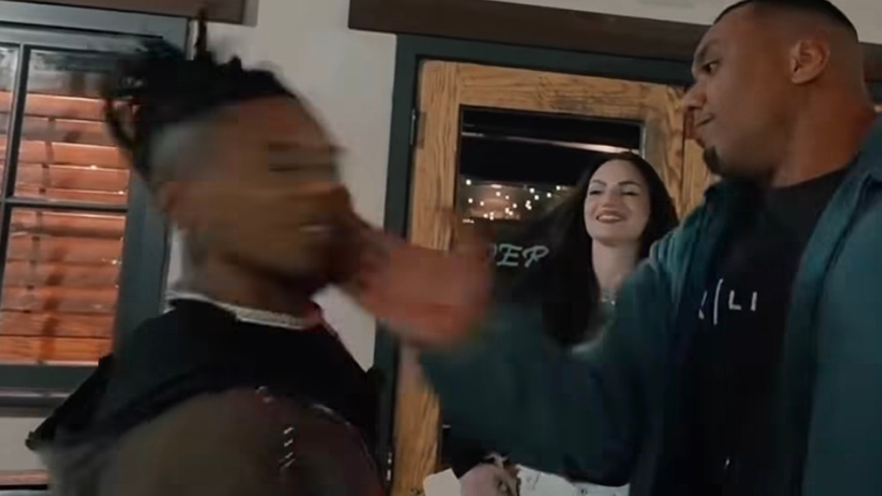 Larry Wheels slaps Deen the Great after he flirts with wife Sheyla ...
