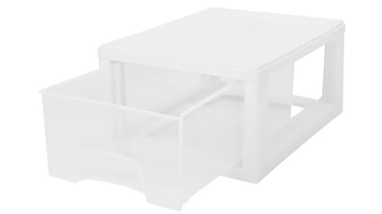 Dollar Tree's stackable drawers are a smart solution for pantry clutter