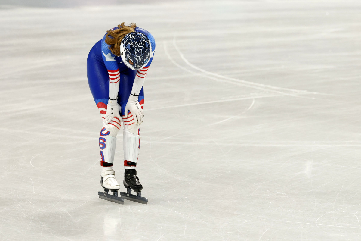 Corinne Stoddard apologizes after crashing twice at 2026 Winter Olympics