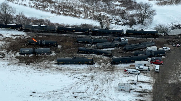 Broken wheel caused Mansfield train derailment in February: DOT report