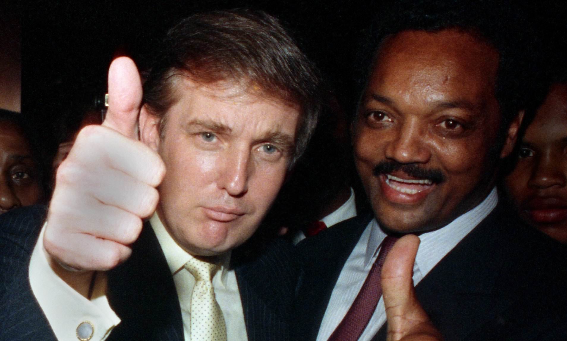 Trump turns Jesse Jackson tribute into explosive attack on Obama as he ...