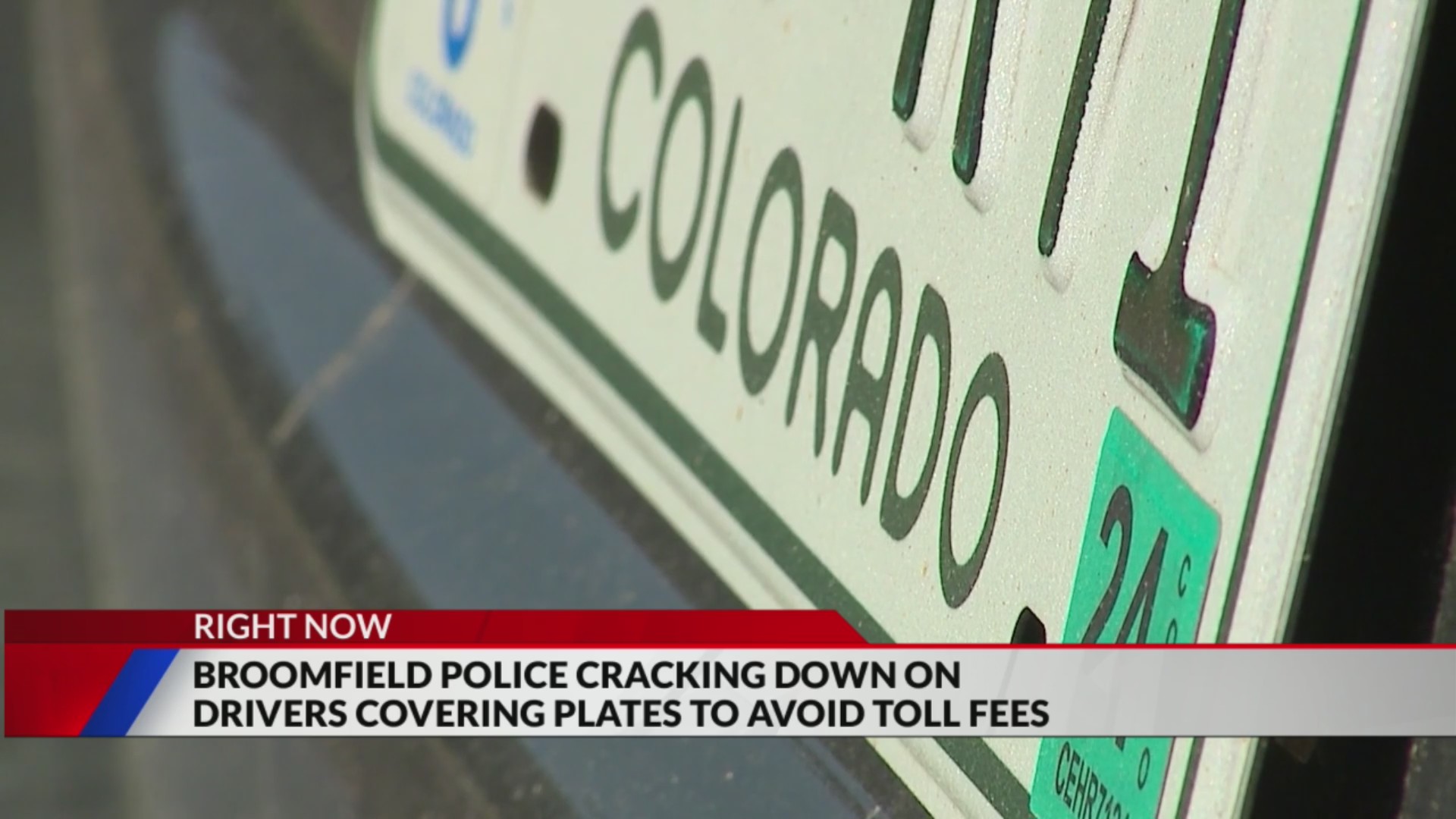 Broomfield police cracking down on drivers covering plates to avoid ...