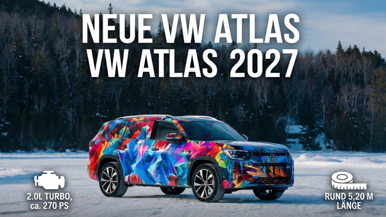 2027 VW Atlas: neue Generation des US-SUV im Detail