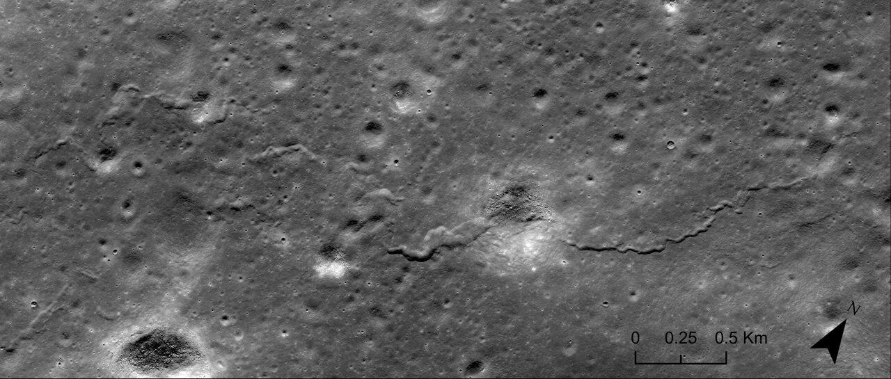Scientists discover recent tectonic activity on the moon