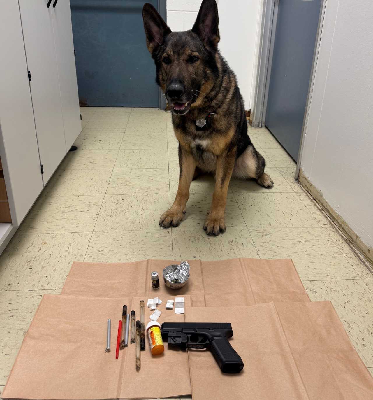 Erratic driver caught at gas station with fentanyl, imitation gun in ...