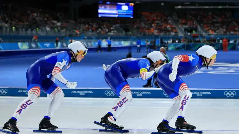 Olympics speed skating results 2026: Updated times, highlights from USA ...