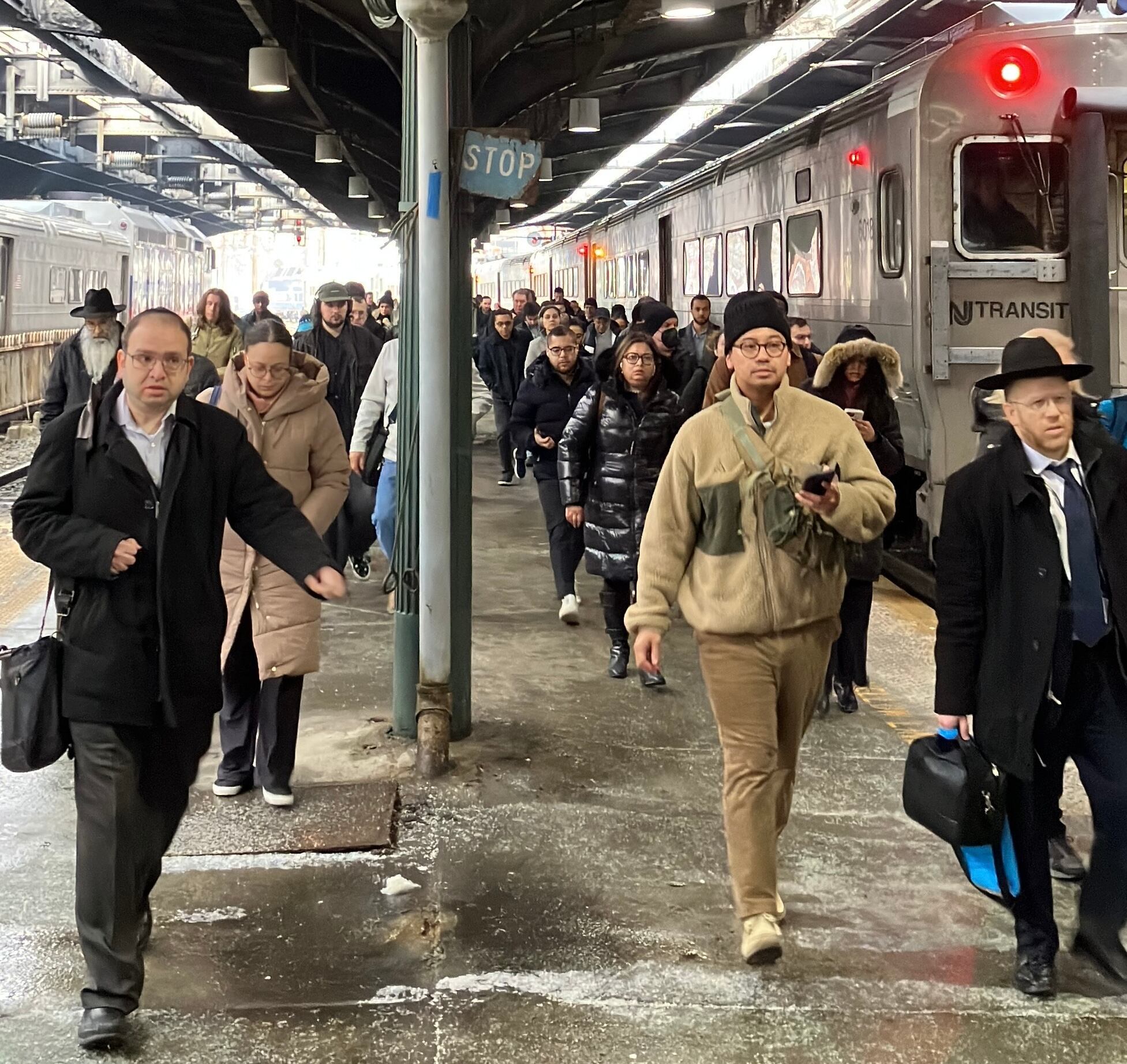 Controlled chaos on first major commuting day of NJ Transit's month ...