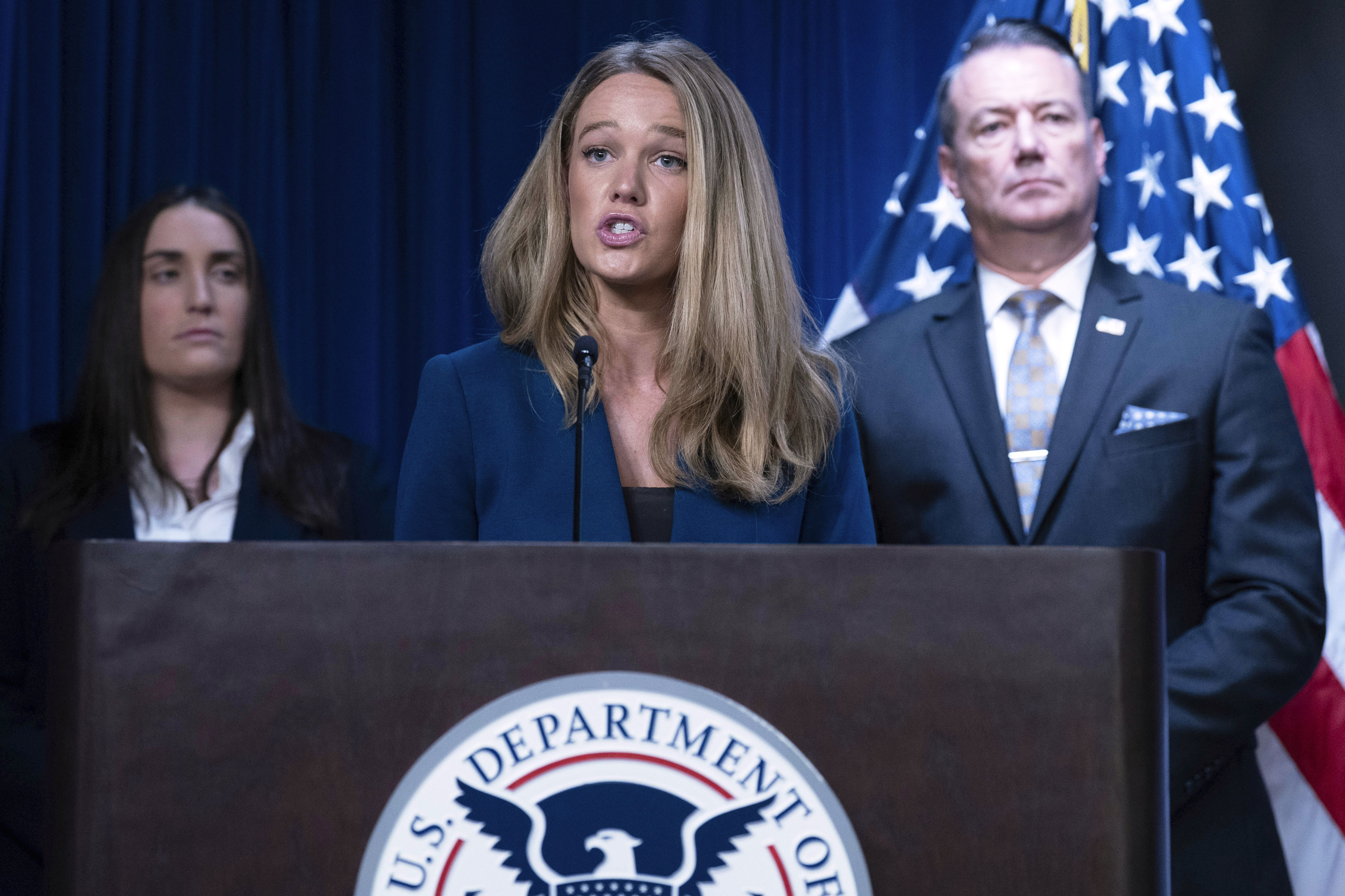 DHS spokeswoman who became a face of Trump deportation campaign steps down
