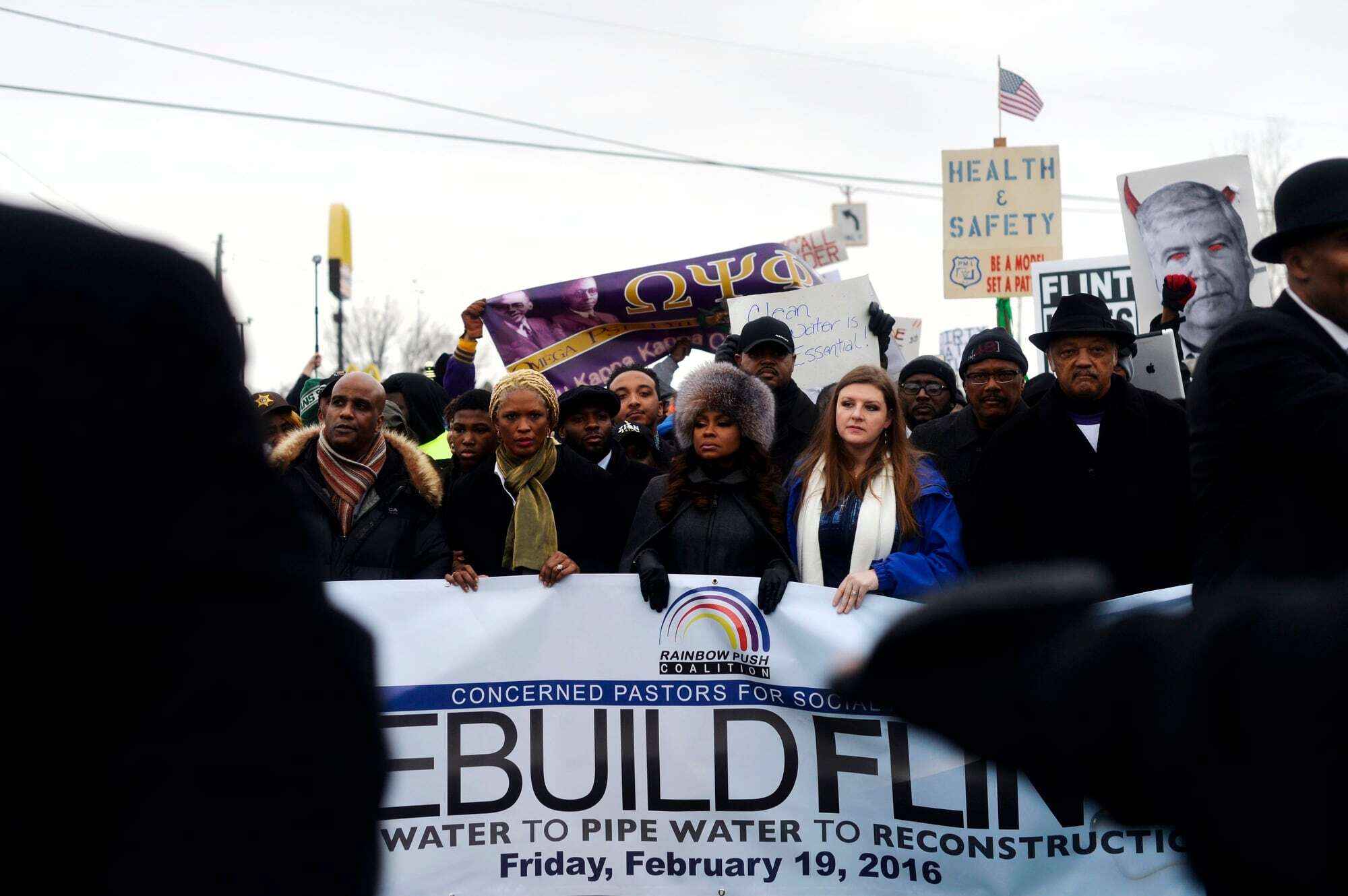 A decade ago, Jesse Jackson marched in Flint, demanding water crisis ...