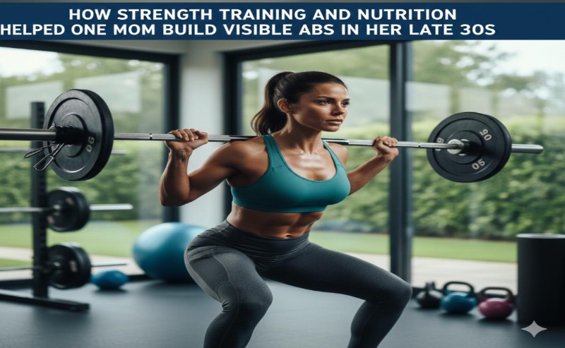 How strength training and nutrition helped one mom build visible abs in ...