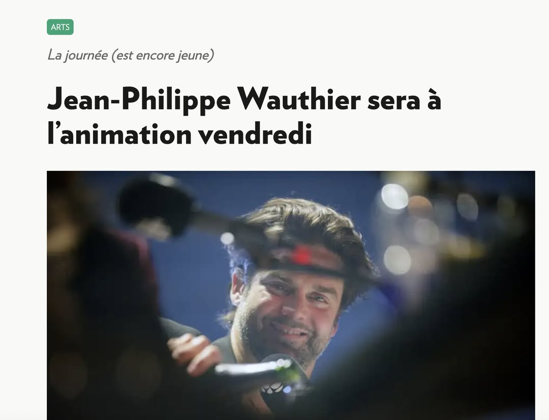Un nouveau projet pour Jean-Philippe Wauthier
