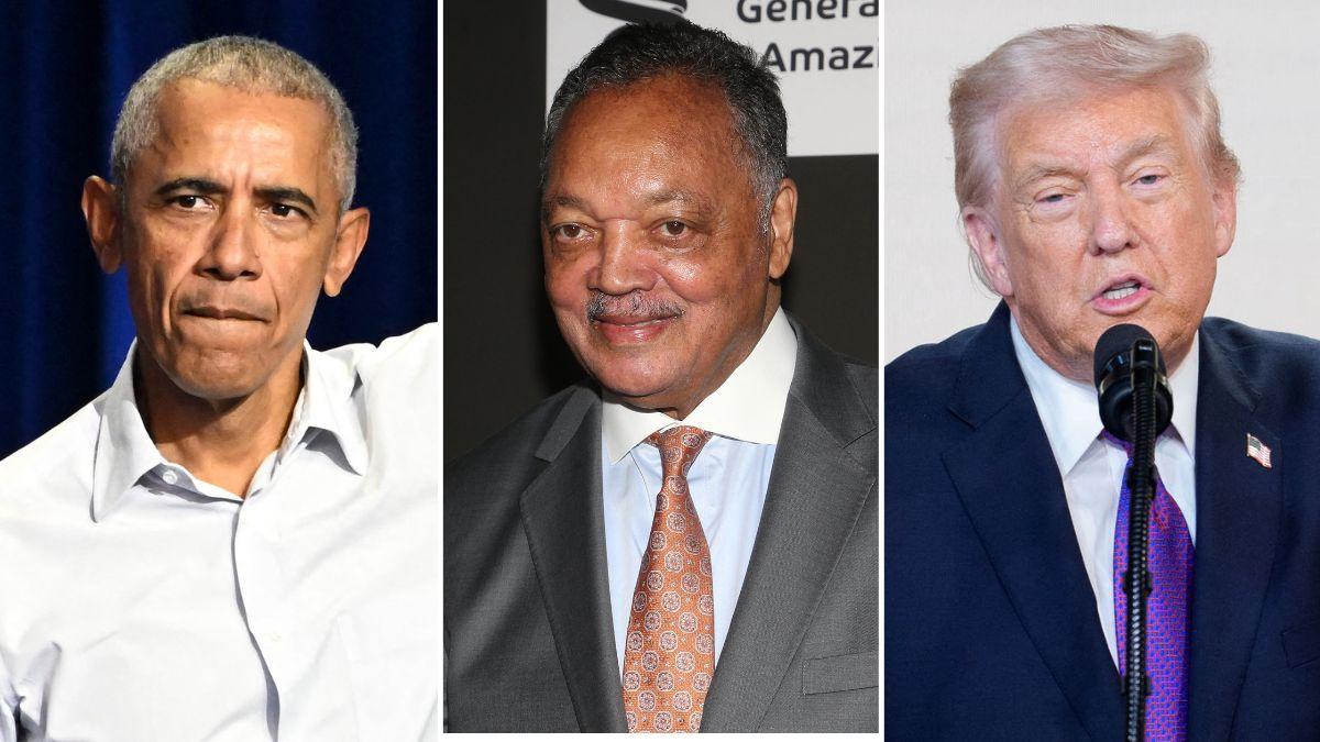 Donald Trump takes petty swipe at Barack Obama in odd tribute to Jesse ...