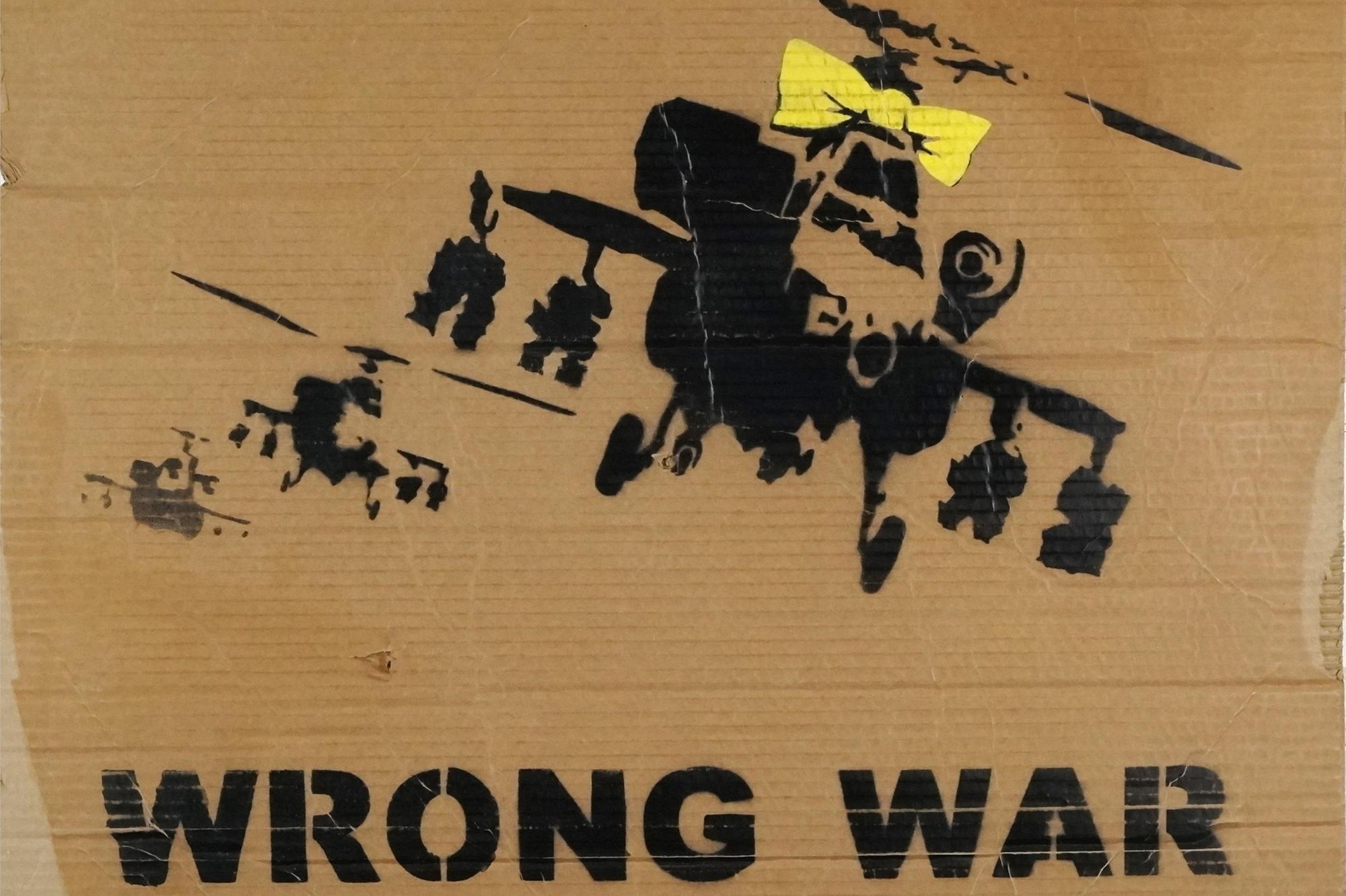 Rare Banksy paintings are up for auction in Sussex town