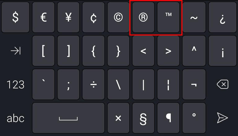 TM- und R-Zeichen einfügen: So macht ihr das ™ und ® auf PC und Handy ...