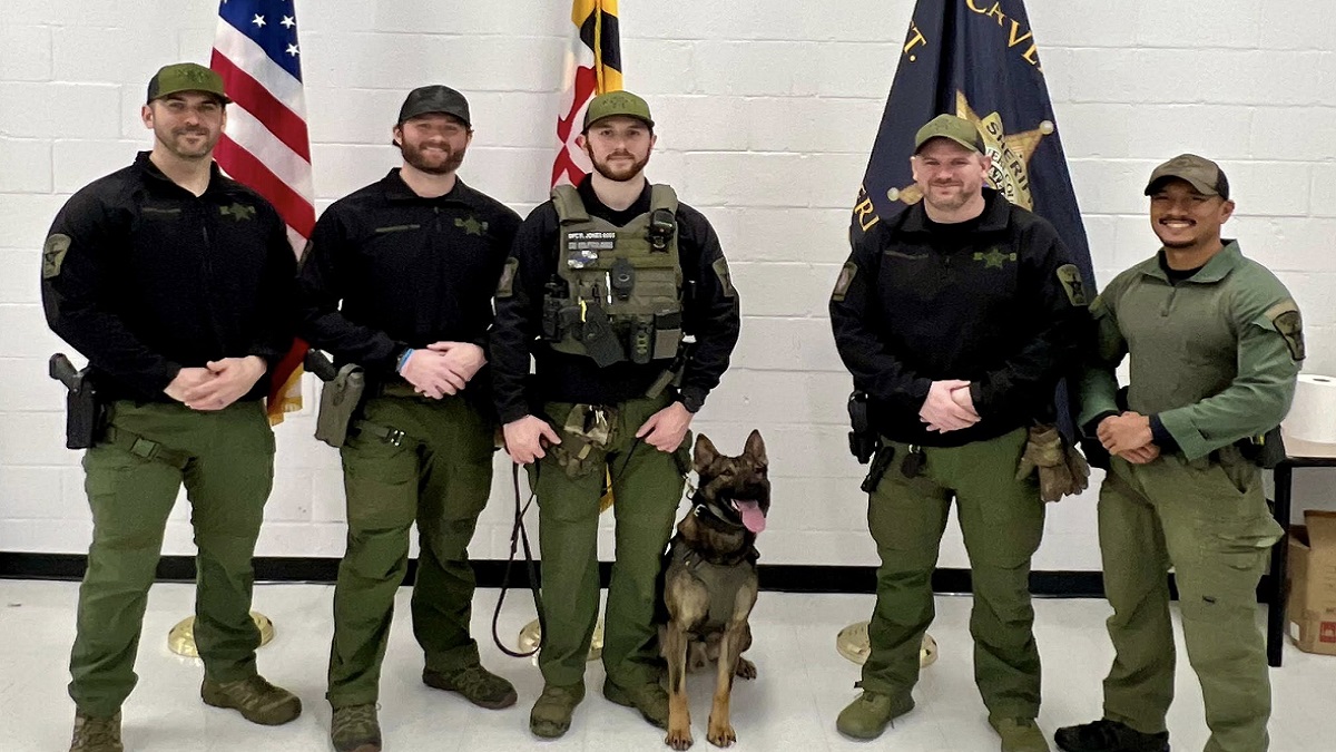 Calvert K9 Bane gets life-saving armor thanks to local donor