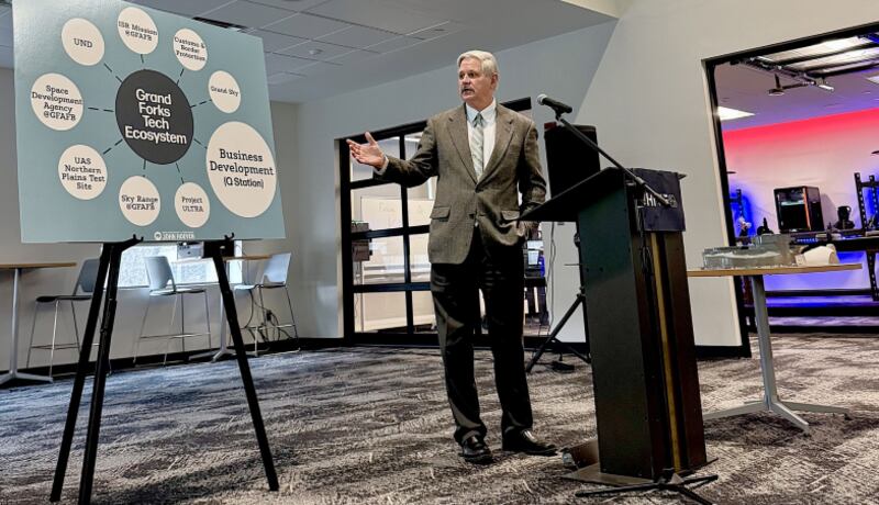 Hoeven secures $100M for Grand Forks aerospace, defense technology