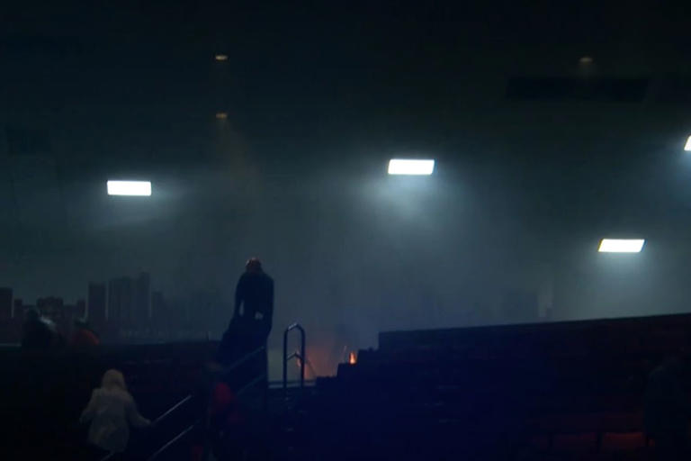 Popcorn machine bursts into flames during near 'catastrophic' situation ...