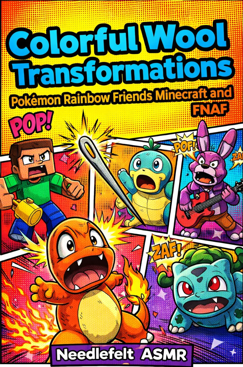 Colorful wool transformations Pokemon Rainbow Friends Minecraft and ...