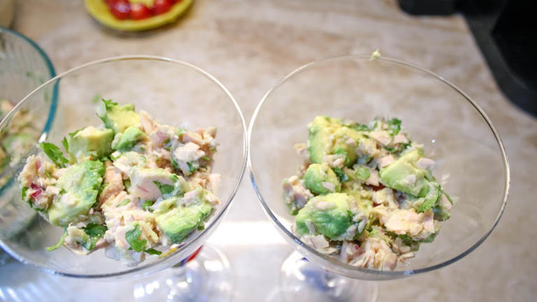 An elegant and fantastic twist on tuna salad! Fiesta tuna salad
