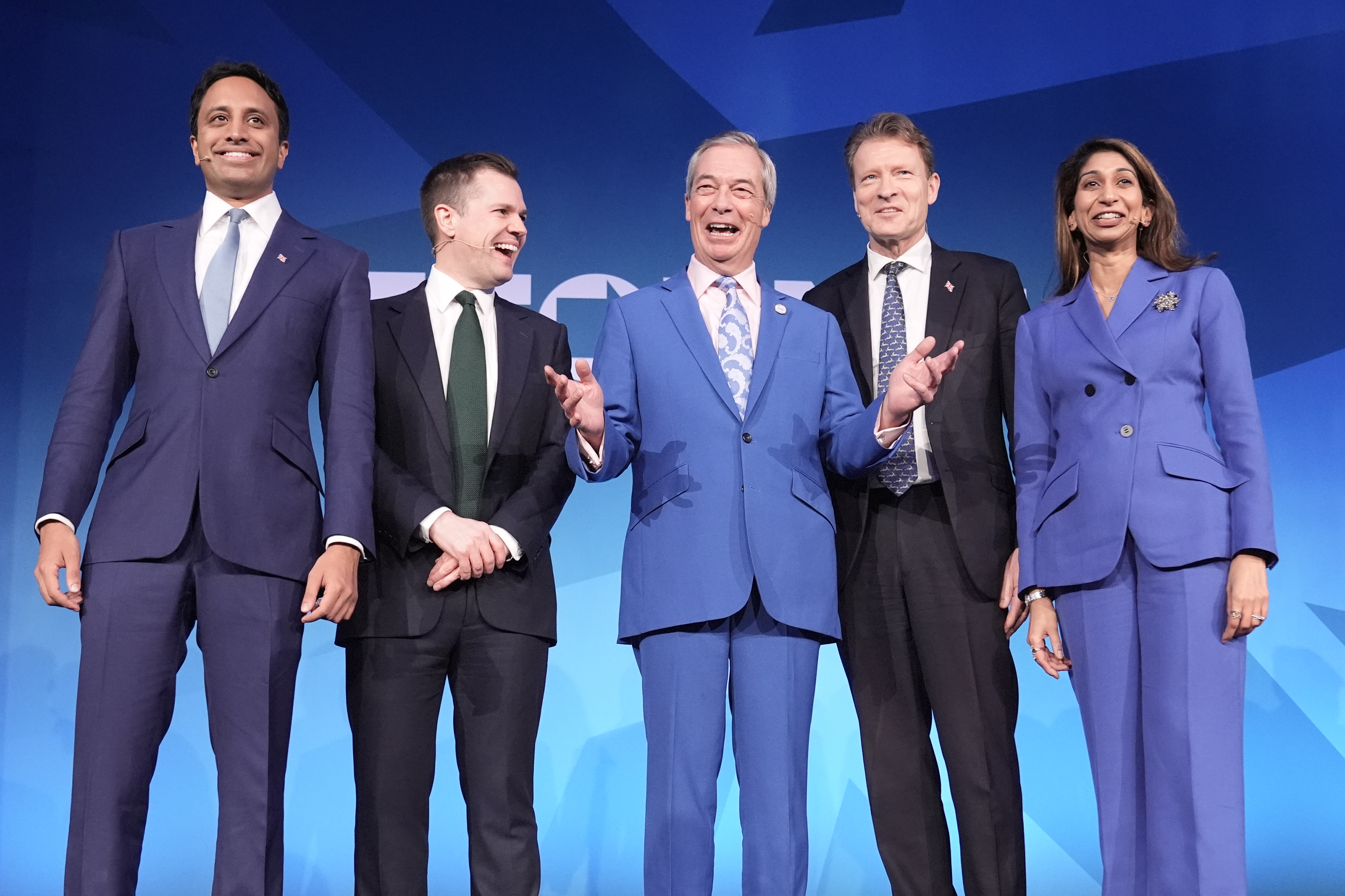 Nigel Farage unveils new Reform UK front bench as he promotes Jenrick ...