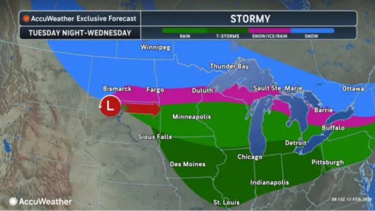 Winter storm maps show states to get hit hardest later this week