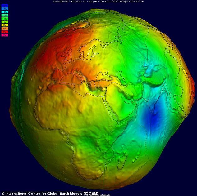 Antarctica has a 'gravity hole' where sea levels are 420ft lower - and ...