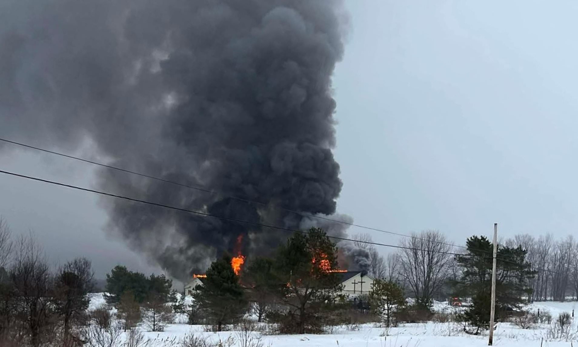 Huge gas explosion destroys upstate New York church and injures 13