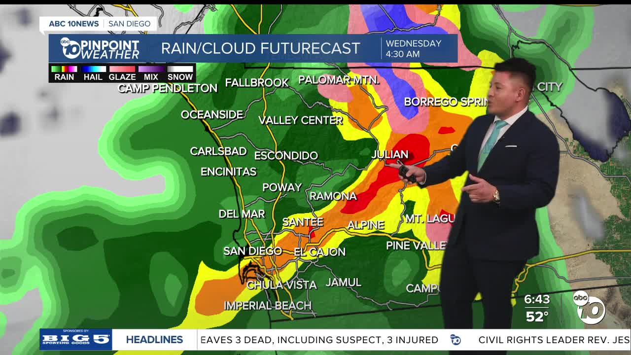 SoCal storm: Second wave of rain arrives as wind advisories expand