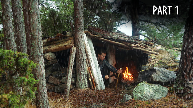 How we enjoyed camping in the rain with nature sounds around us part 1