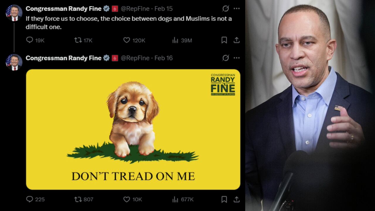 Democratic Rep. Jeffries calls out Congressman Fine for 'Islamophobic ...