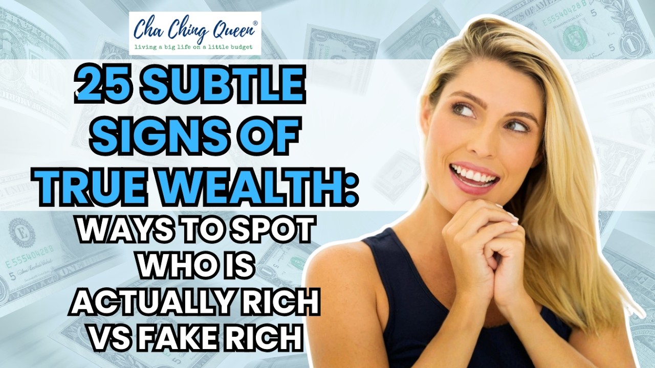 25 subtle signs of true wealth