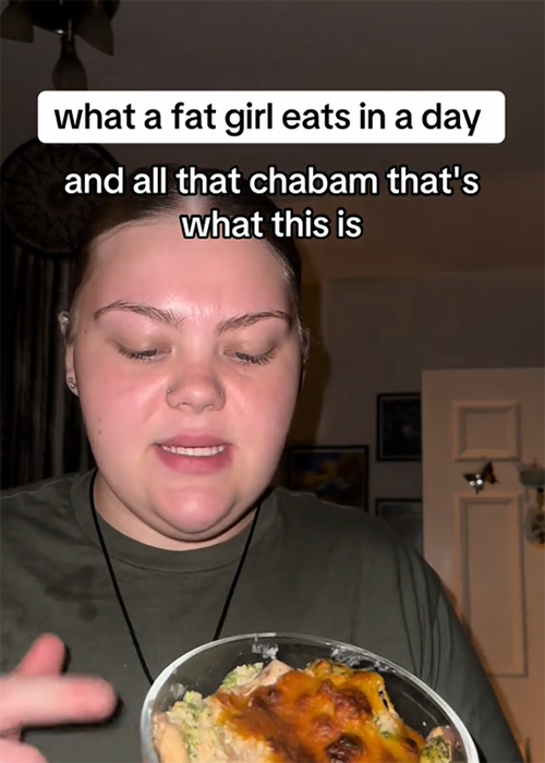'What a fat girl eats in a day' The viral TikTok trend lets you see ...