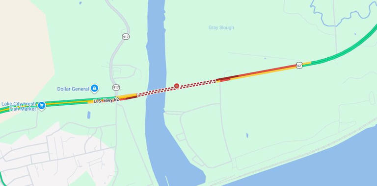 US 62/US 641 at Cumberland River Bridge reopens
