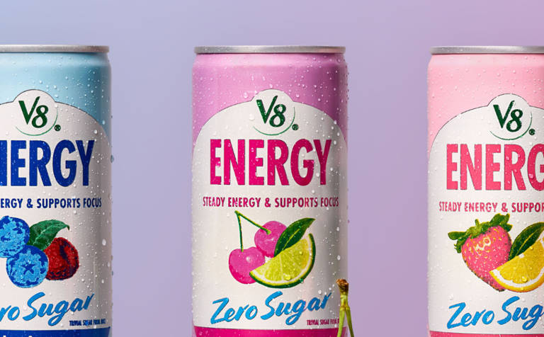V8 launches new zero sugar energy drinks in three delicious flavors