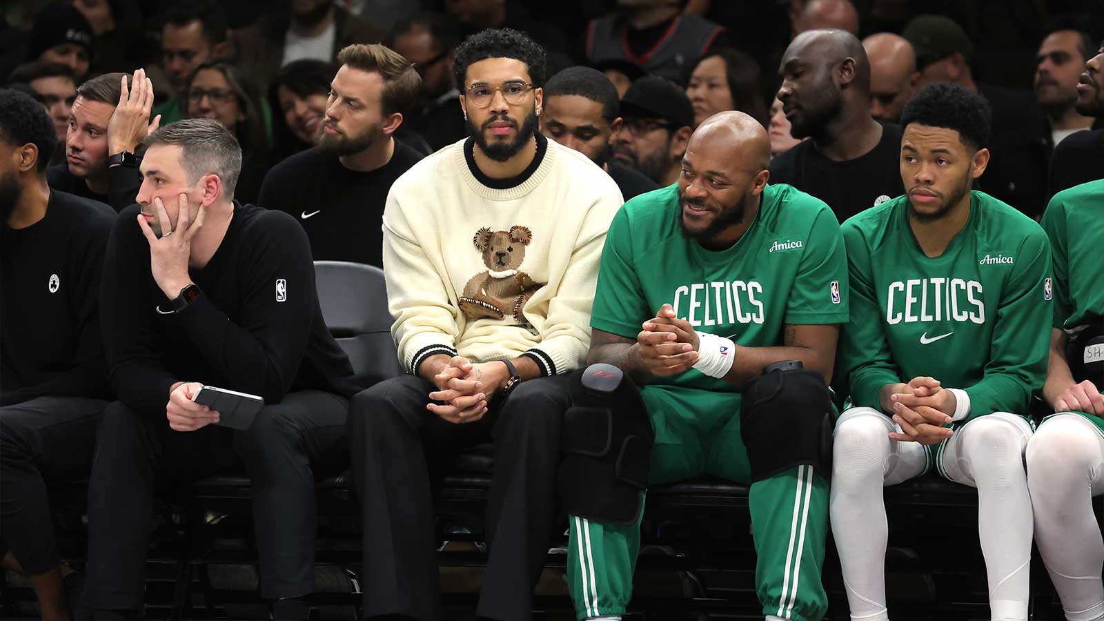 Jayson Tatum catches Celtics fans’ attention with 40-week injury rehab ...