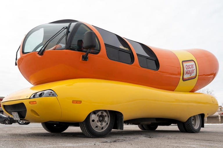 Inside a ride in iconic Oscar Mayer Wienermobile as it tours Detroit