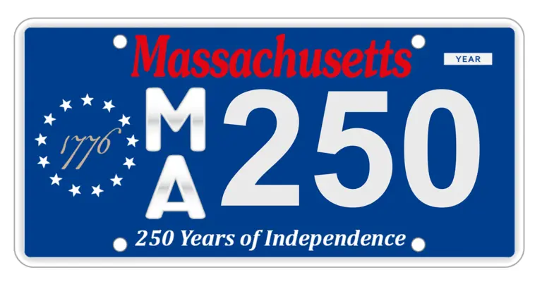 Mass. RMV lottery opens for 250th anniversary license plates. Here's ...