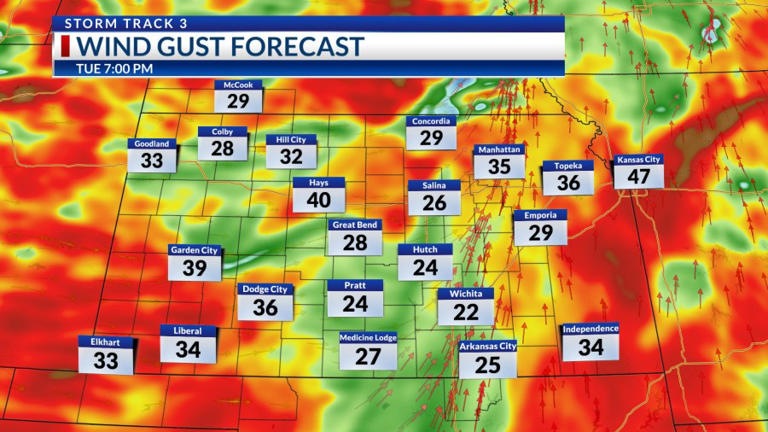Storm Track 3 forecast: Volatile fire weather Tuesday, concerns ...