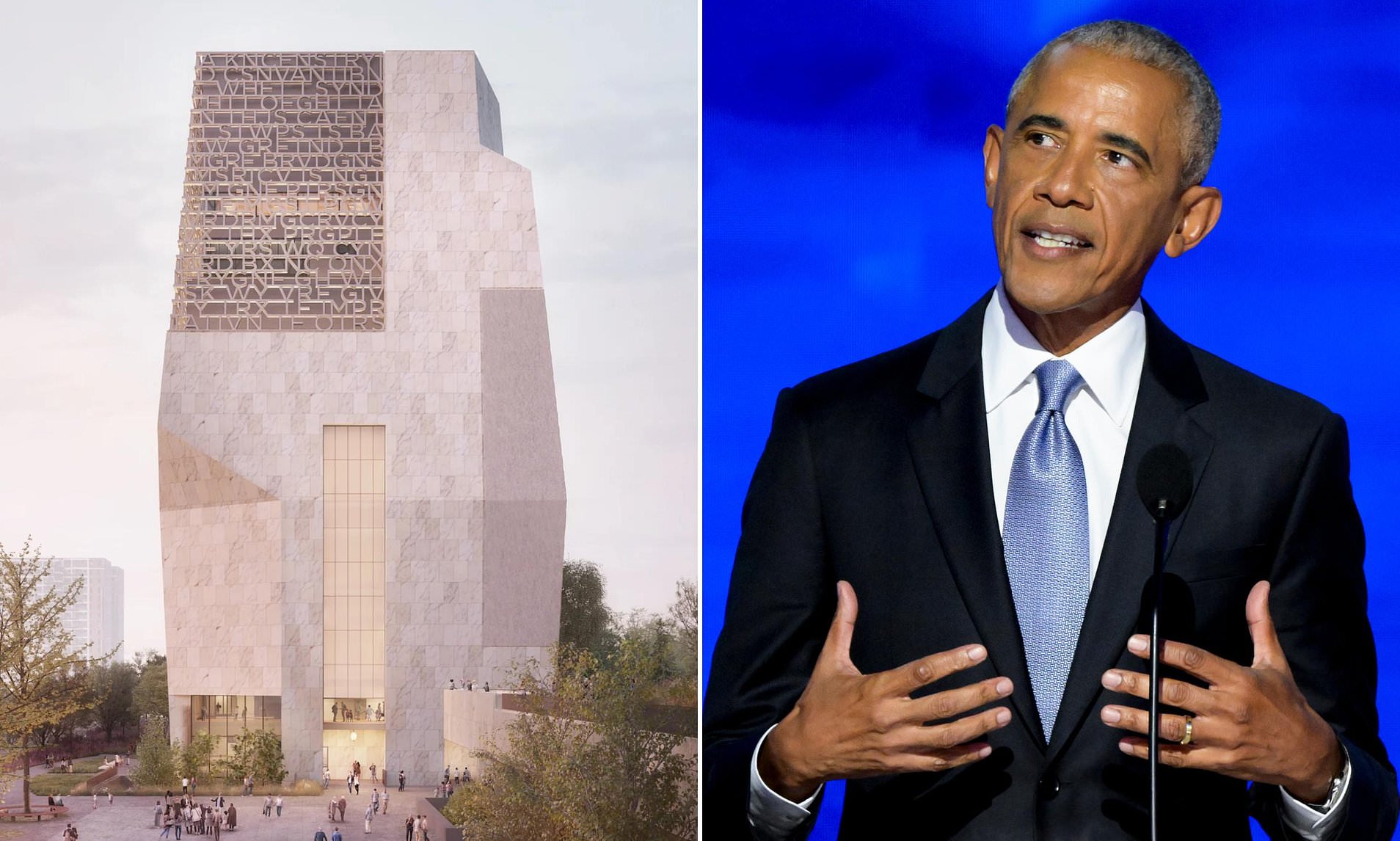 Barack Obama blasted for 'headache-inducing' addition to his Chicago ...