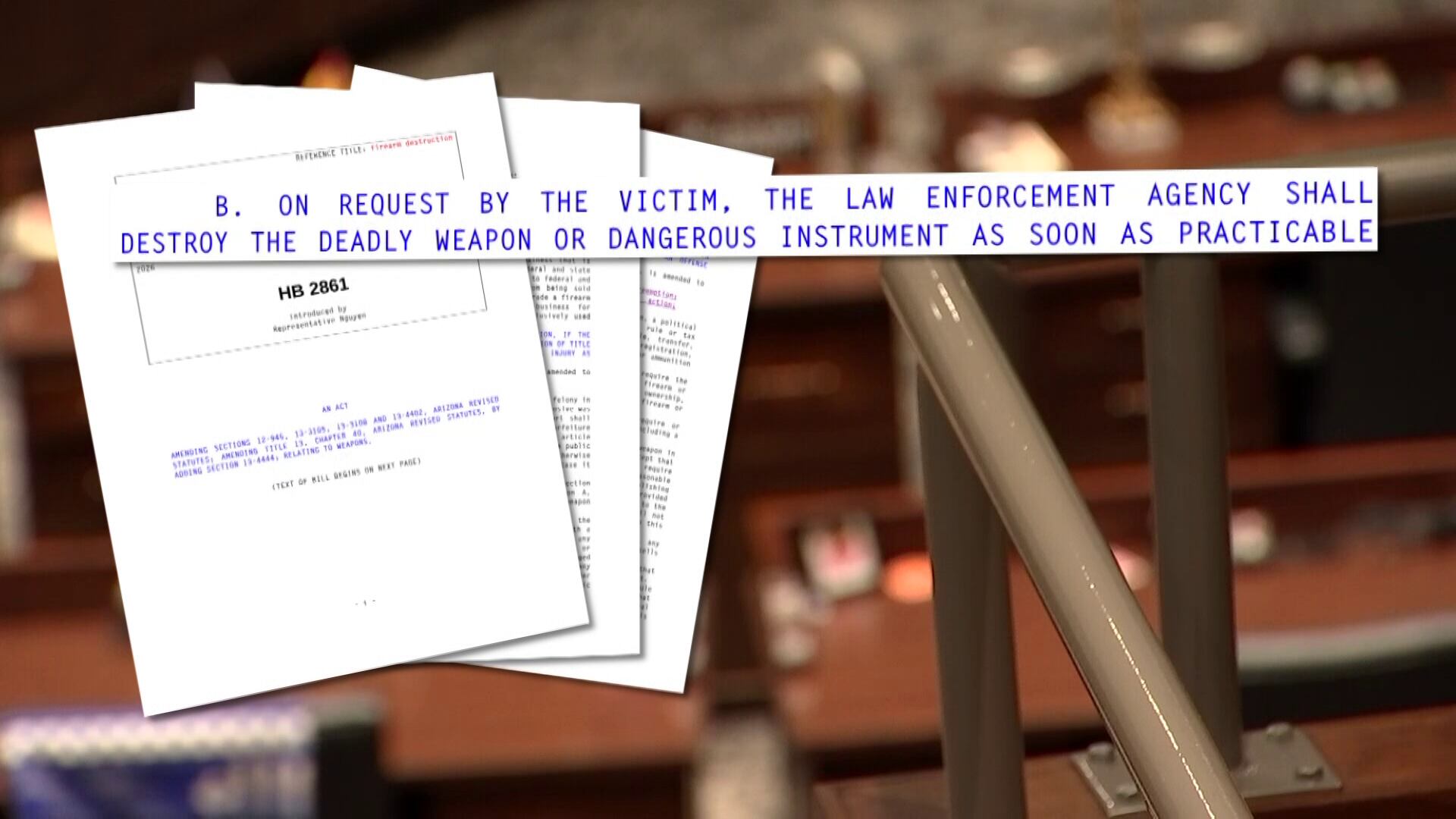 Bill to stop sale of murder weapons used against police dies at Arizona ...