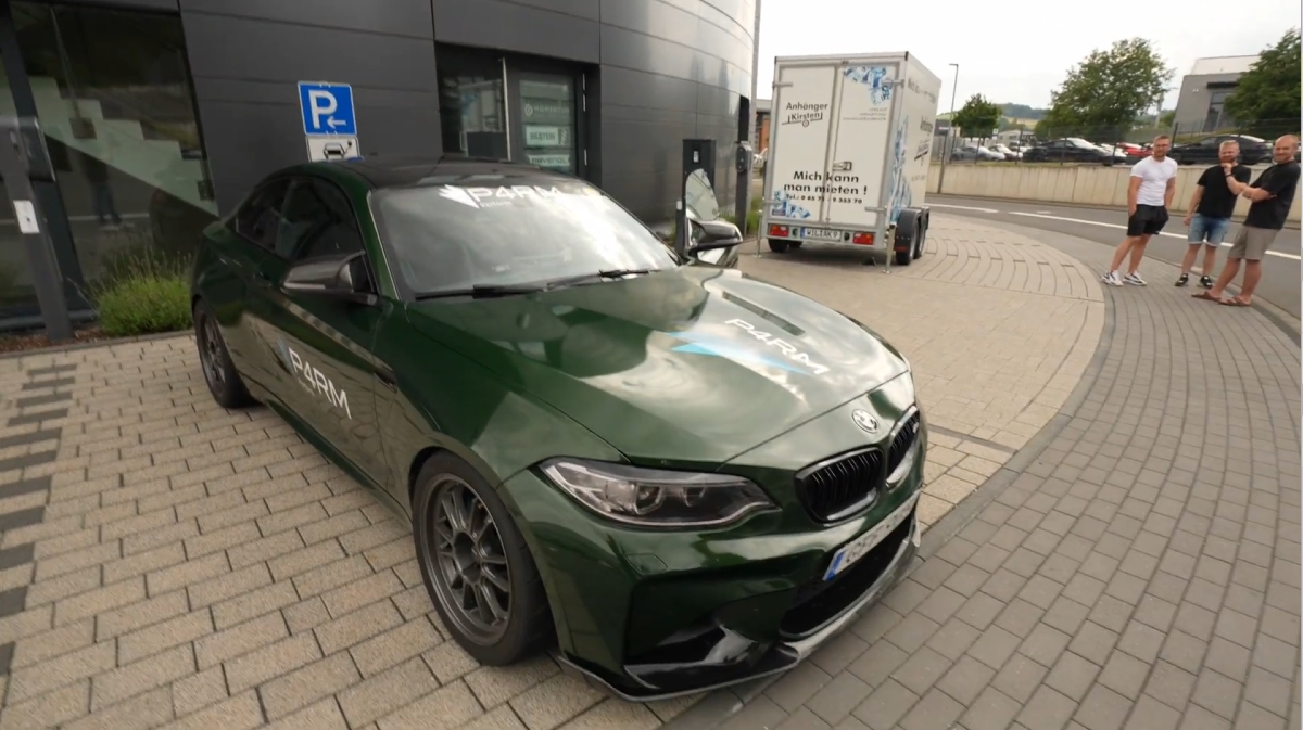 Two fast laps in a manual performance car