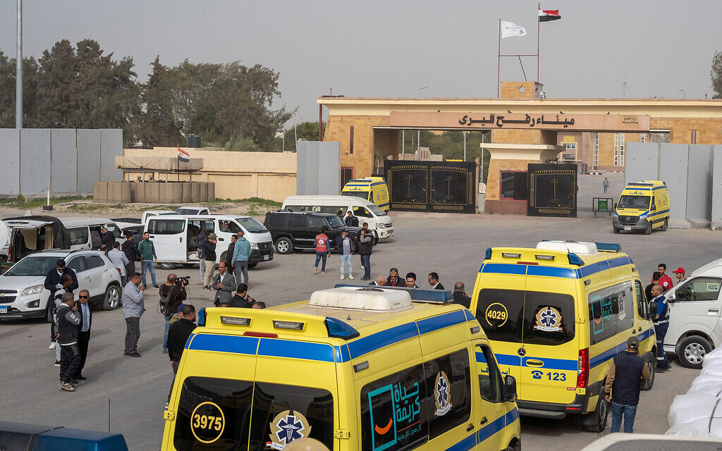 47 people go through Rafah crossing today in each direction