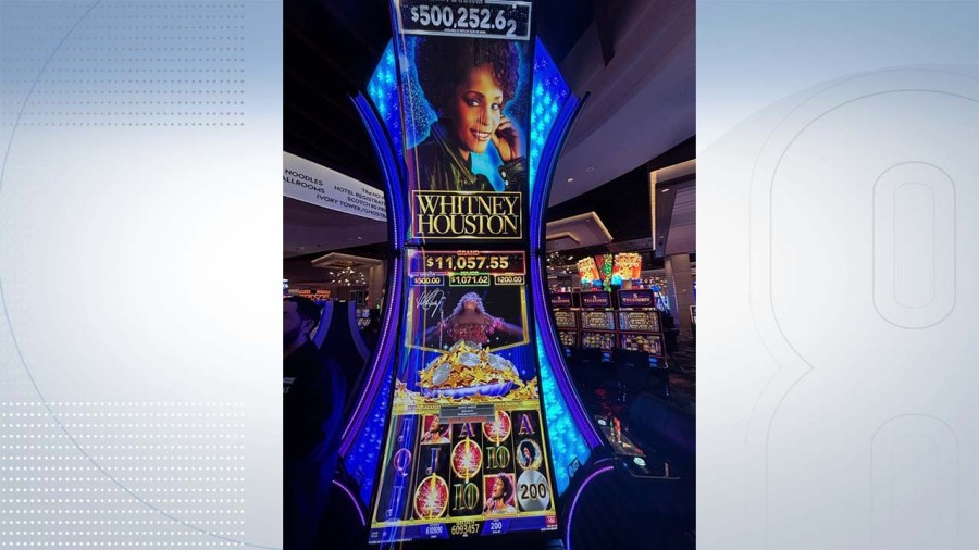 Las Vegas gambler wins $600K on Whitney Houston slot machine at Palms
