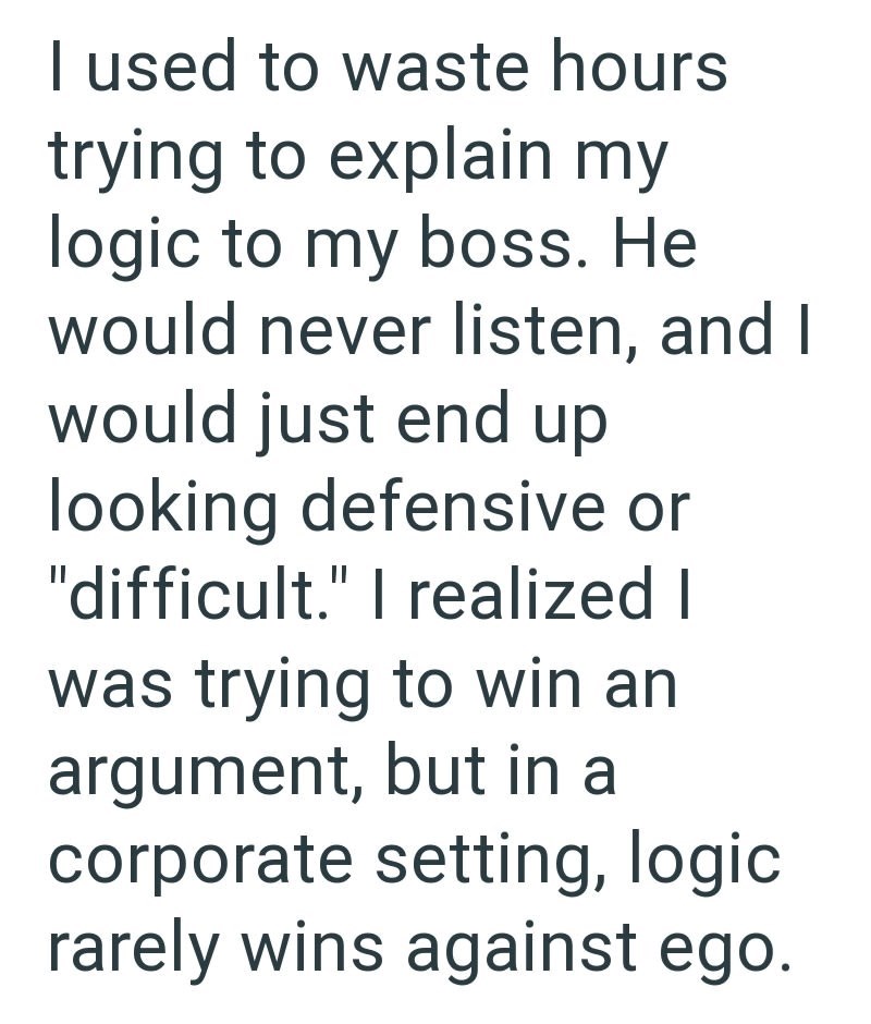 Employee changes strategy to show, not tell his boss that his ideas are ...