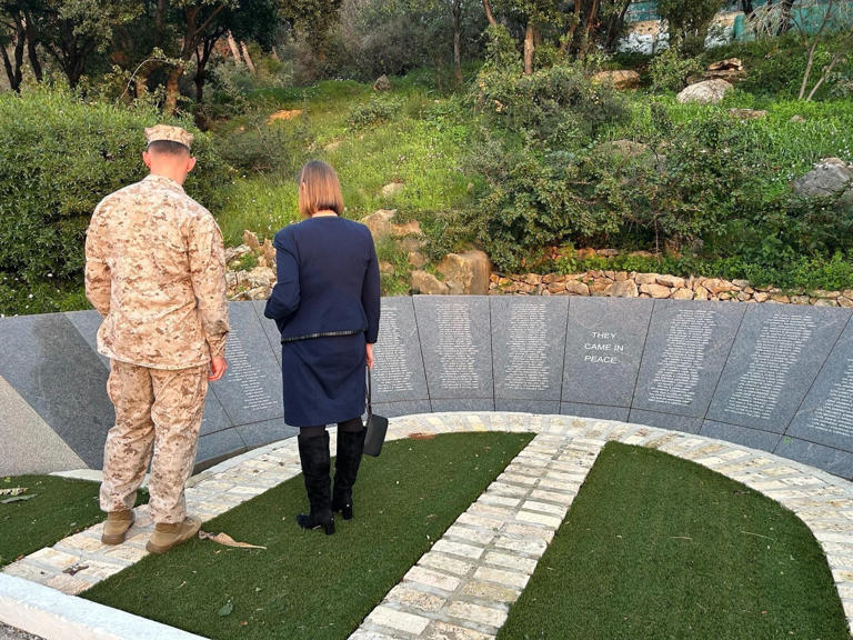 Slotkin in Beirut says Lebanon making progress on disarming Hezbollah