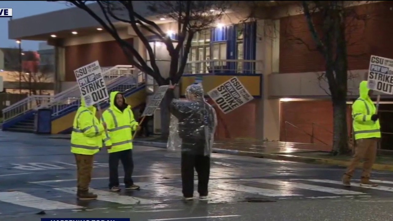 CSU union workers on strike