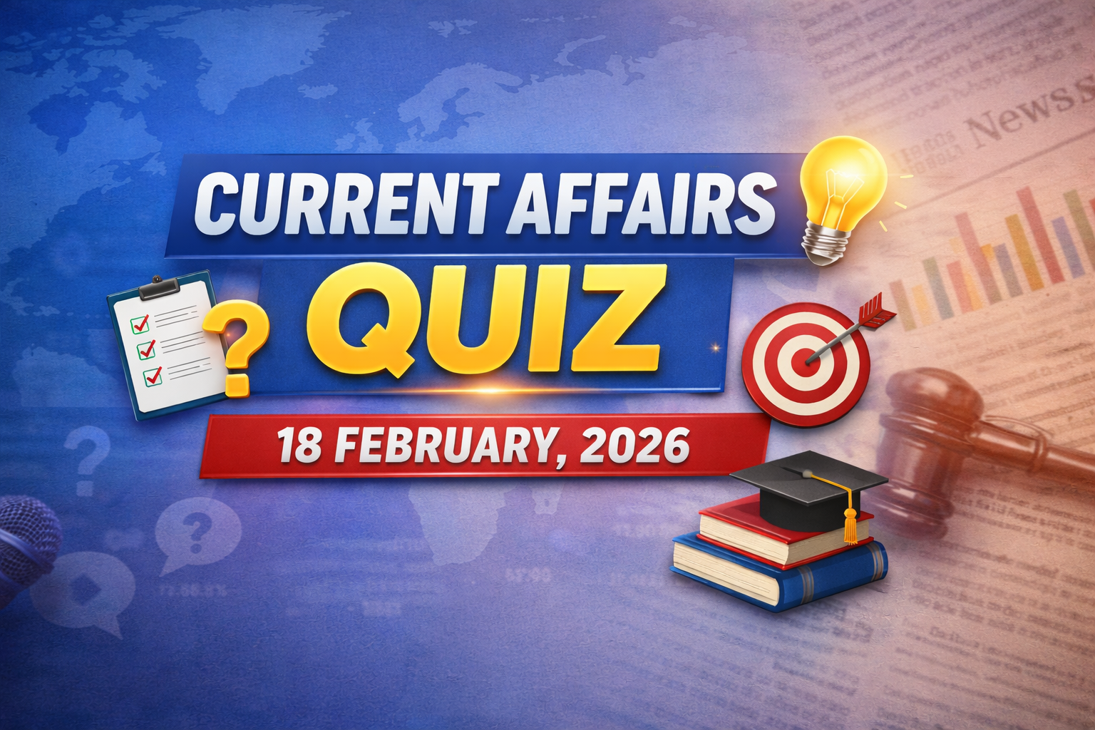 GK quiz today, 18 February, 2026; latest current affairs questions ...