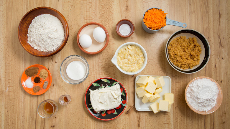 Spiced carrot banana bread with cream cheese icing recipe