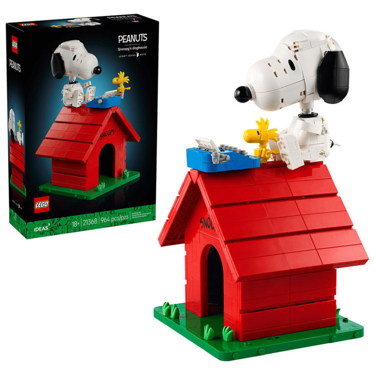 Lego launches 964-piece Snoopy's doghouse set for Peanuts' 75th anniversary